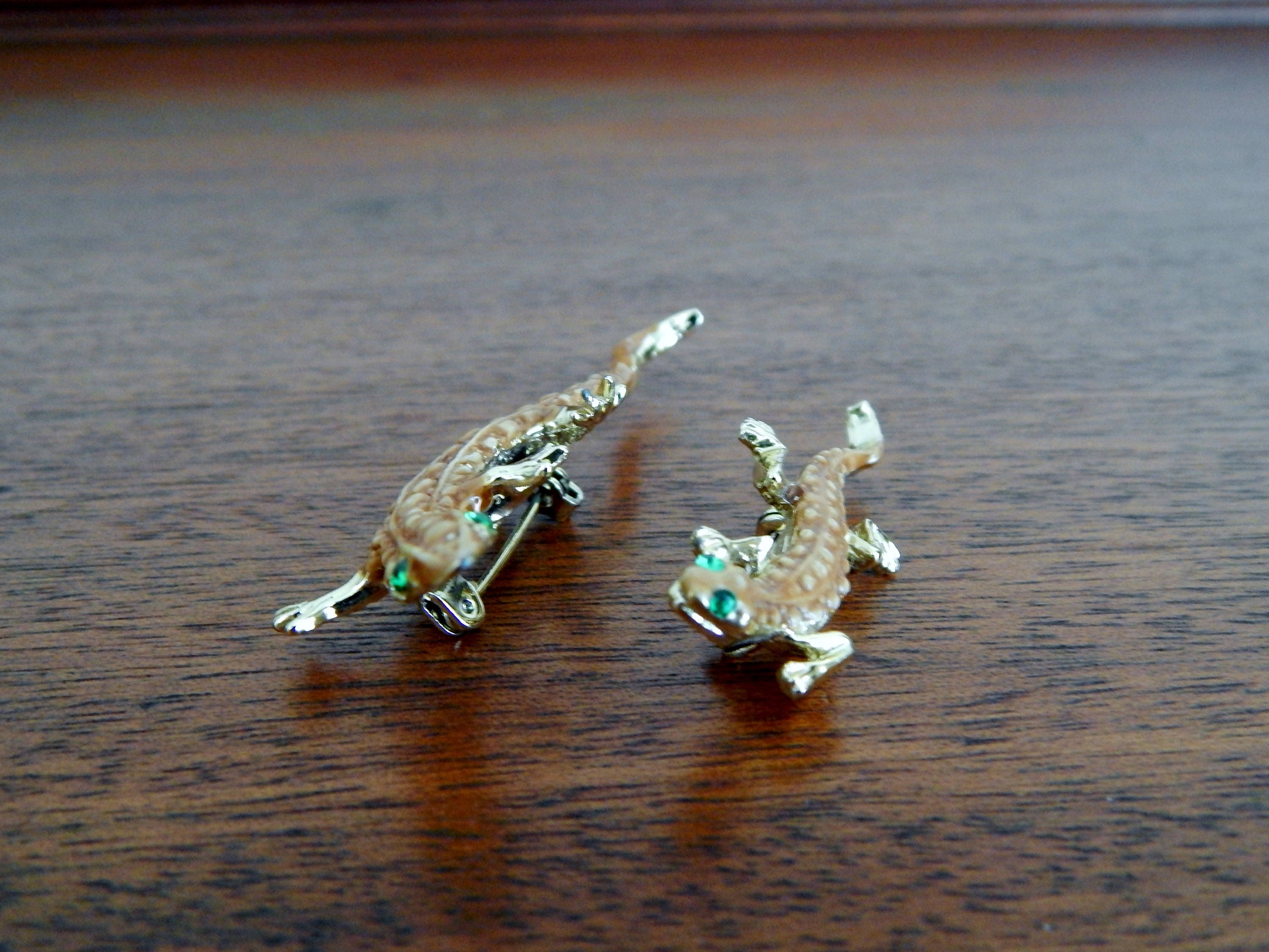 Alligator Pin Set Crocodile Pin Set Alligator Jewelry