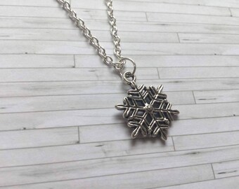 Snowflake necklace | Etsy