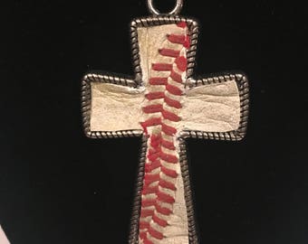 Baseball cross necklace | Etsy