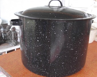 Enamelware stock pot | Etsy