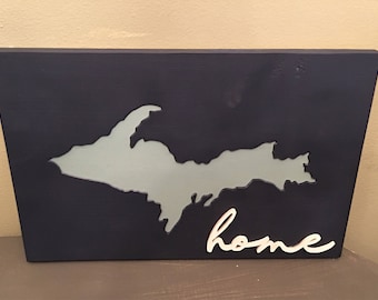 Upper peninsula sign | Etsy