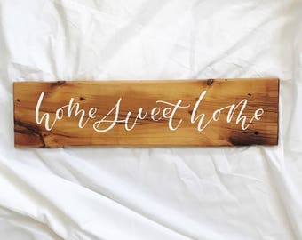 Hand lettered sign | Etsy