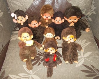 Vintage Stuffed Toy Monkeys | Etsy