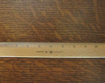 Vintage wooden ruler | Etsy