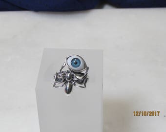Evil eye ring | Etsy