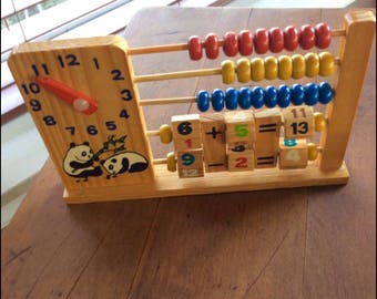 Children's abacus | Etsy