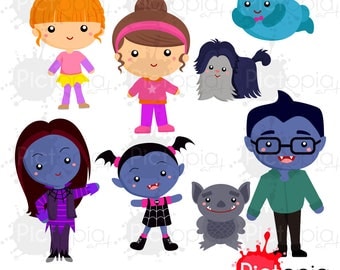 Vampire clipart | Etsy