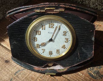 Vintage travel clock | Etsy