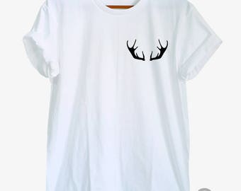 Deer head shirt | Etsy