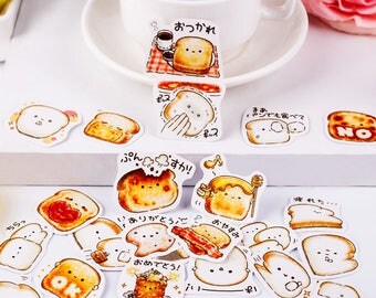 Cute food stickers | Etsy