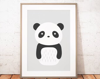 Panda art | Etsy