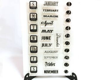 Calendar numbers | Etsy