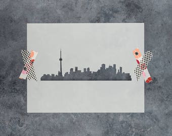 Toronto skyline | Etsy
