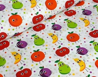 Fruit print fabric | Etsy