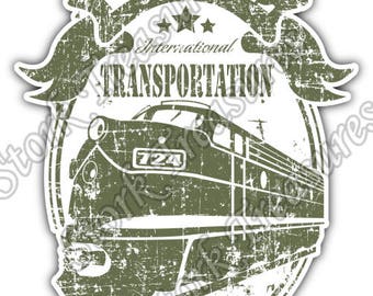 Railroad decal | Etsy