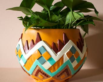 Southwestern planter | Etsy