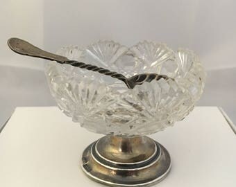 Crystal salt dish | Etsy