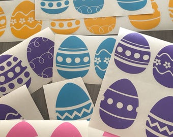 Easter egg decal | Etsy