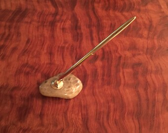 Stone pen holder | Etsy