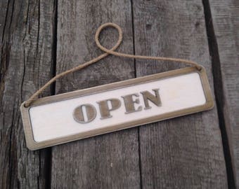 Open closed sign | Etsy