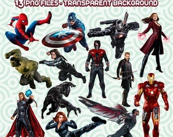 Avengers clipart | Etsy