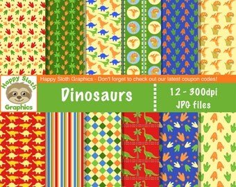 Dinosaur scrapbook | Etsy