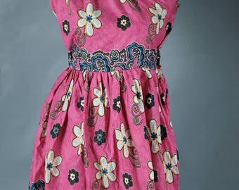 Pink african dress | Etsy