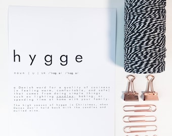 Hygge print | Etsy