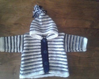 No Serger PDF Pattern Sailor Jacket for 12M 5T and