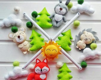 Felt forest animals | Etsy