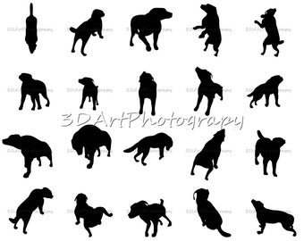 Labrador silhouette | Etsy