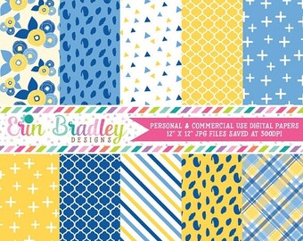 Commercial Use Clipart & Digital Papers by ErinBradleyDesigns