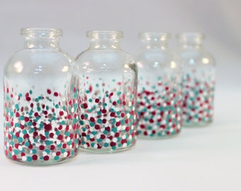 Miniature glass vase | Etsy