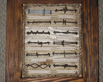 Barbed wire art | Etsy