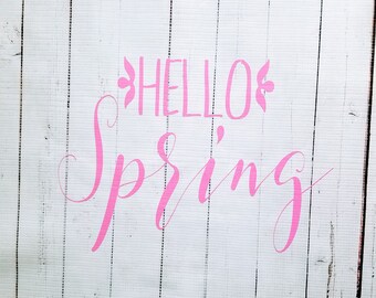 Hello spring | Etsy
