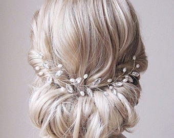 Prom hair piece | Etsy