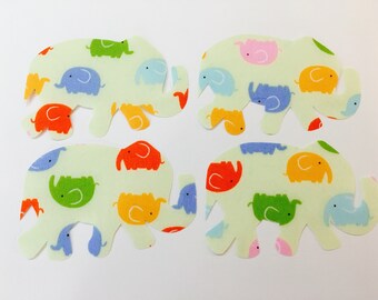 Elephant applique | Etsy