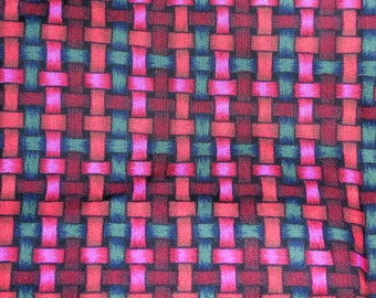 Basket weave fabric | Etsy