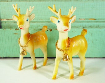 Plastic reindeer | Etsy