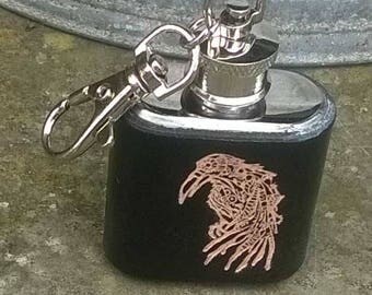 Steampunk hip flask | Etsy