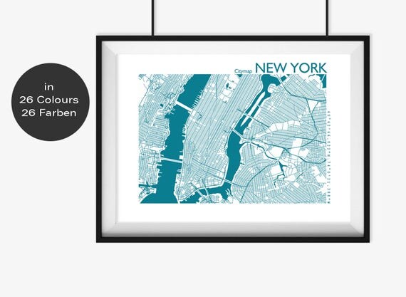 NEW YORK Map New York Travel Map New YorkStreet Map New