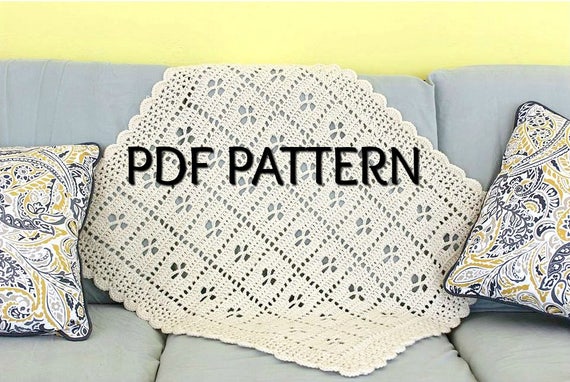 Call The Midwife Afghan Crochet Blanket Pattern PDF
