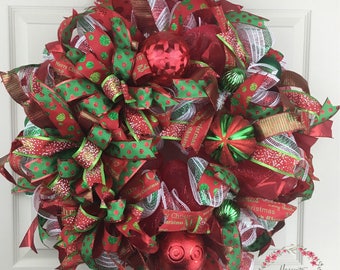 Christmas wreath | Etsy