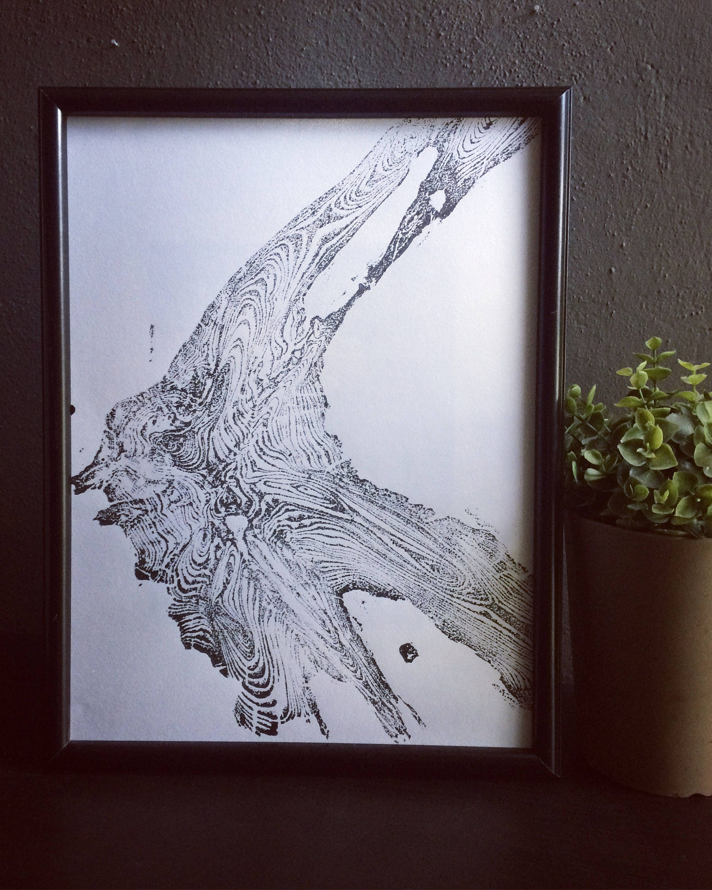 Set of 9 Framed Prints, Tree ring art prints, Nature inspired art ...