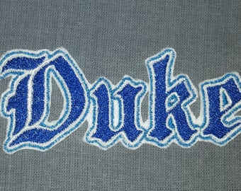 Duke applique | Etsy