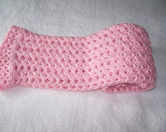 Pink baby afghan | Etsy