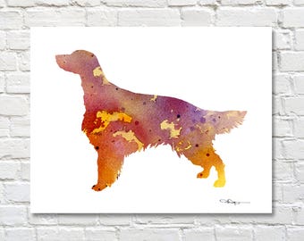 Irish setter art | Etsy