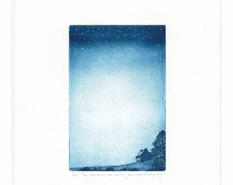 Feather Lino Print 'The Fabled Feather' by Jennifer