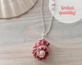 Seashell necklace | Etsy