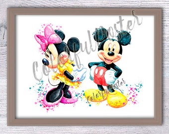 Minnie mouse print | Etsy
